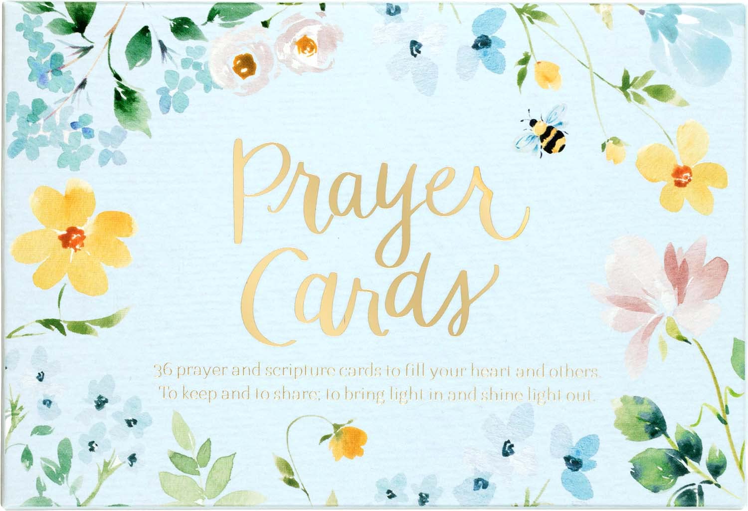 Eccolo Floral Prayer Cards