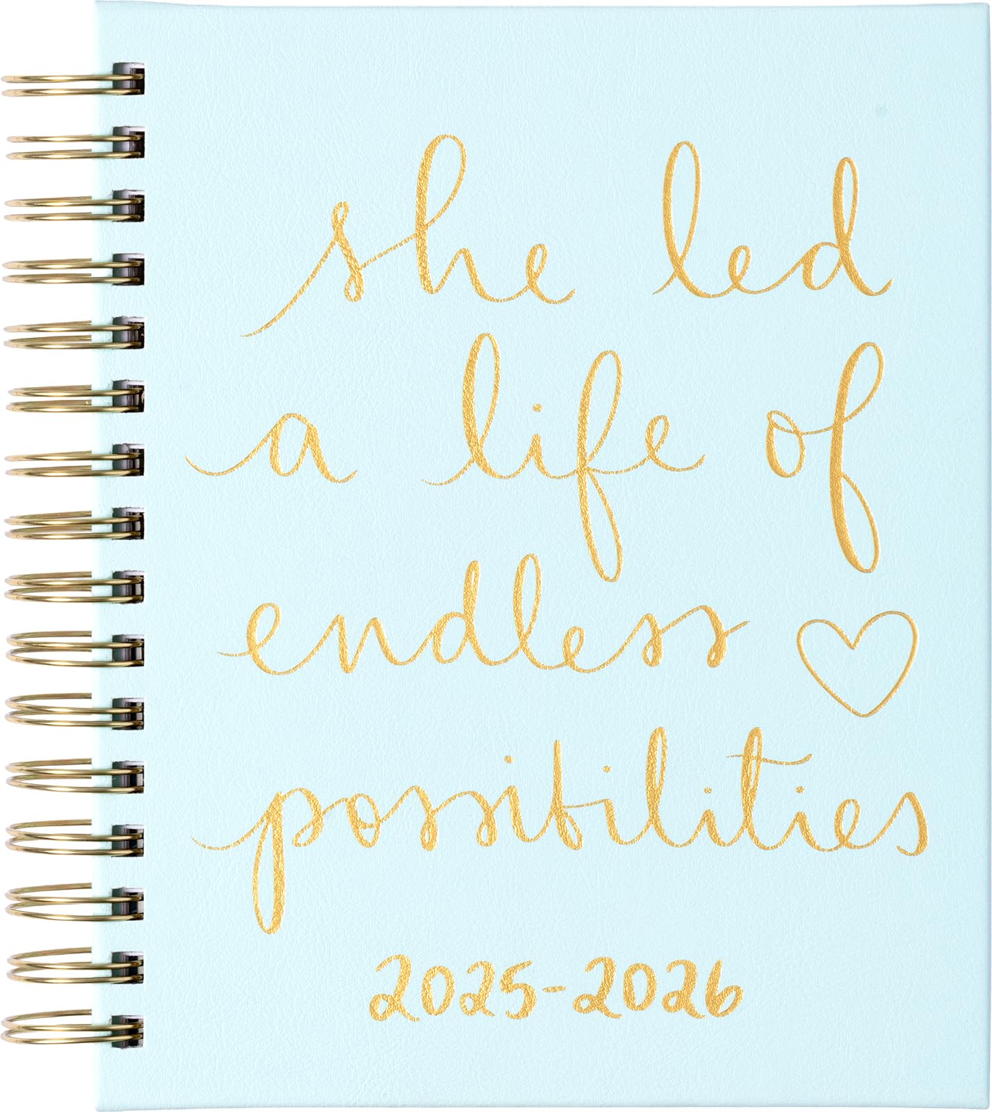 Eccolo 2025-2026 Spiral Fun Planner - She Led a Life
