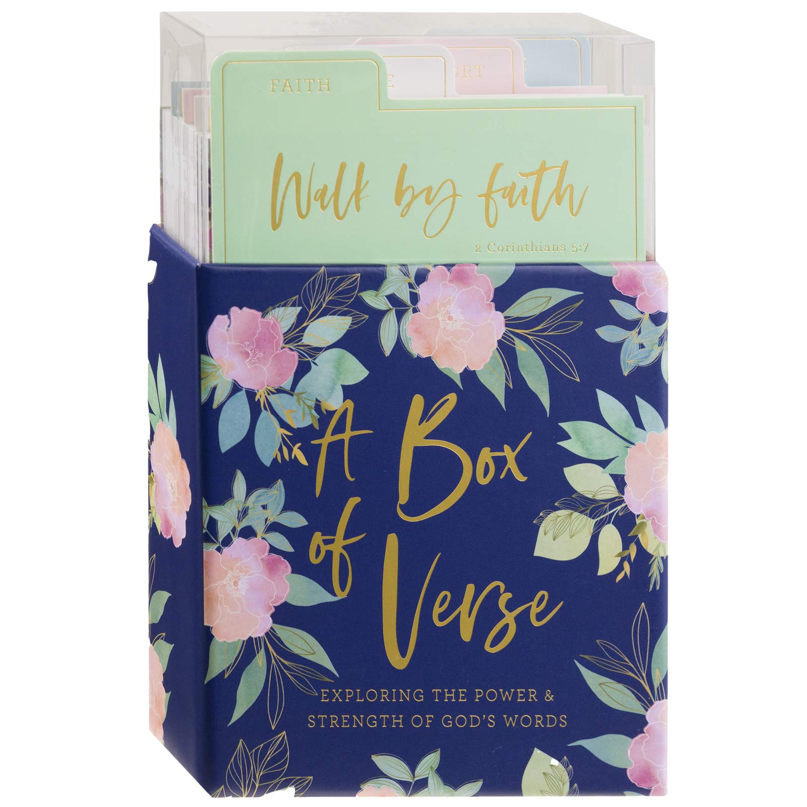 Eccolo Navy Floral Box of Verse