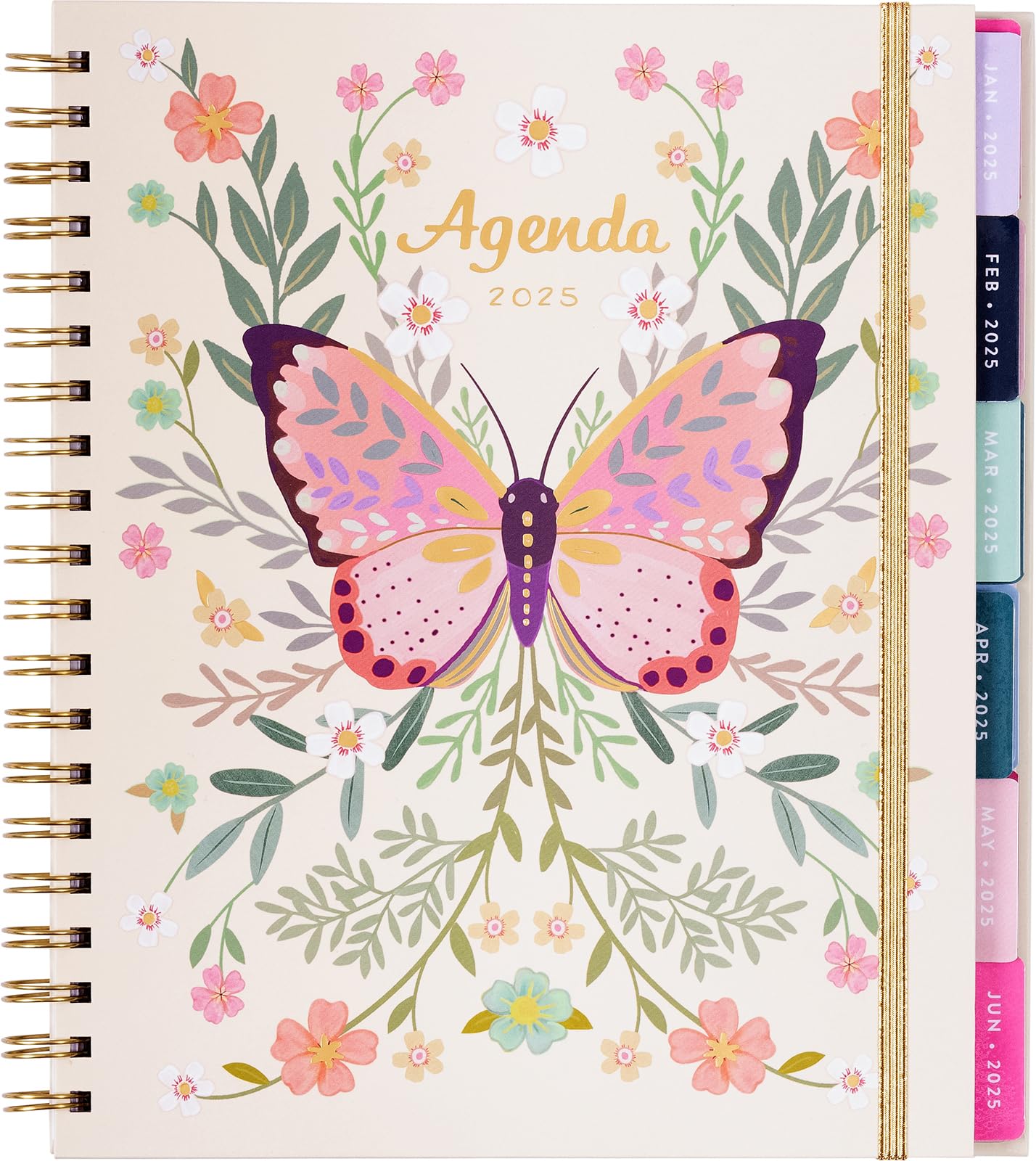 Eccolo 2025 Butterfly Large Spiral Planner