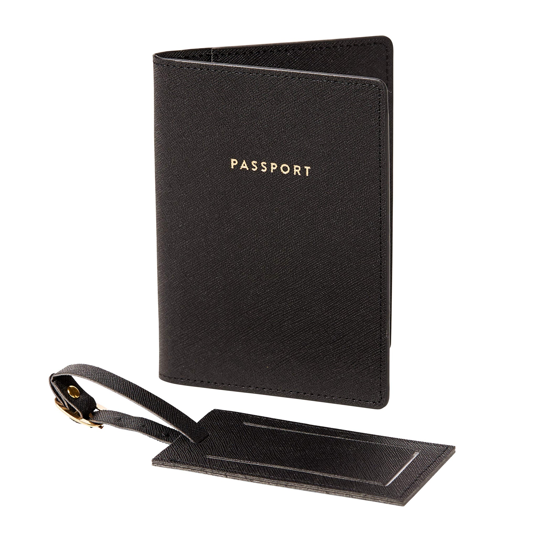 Eccolo Classic Black Travel Gift Set