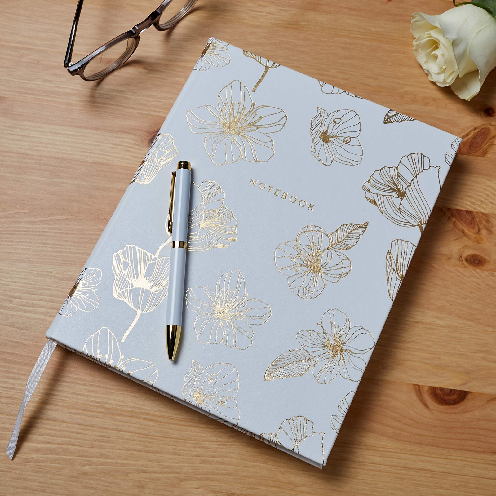 Eccolo Gold Flower Sketches Journal